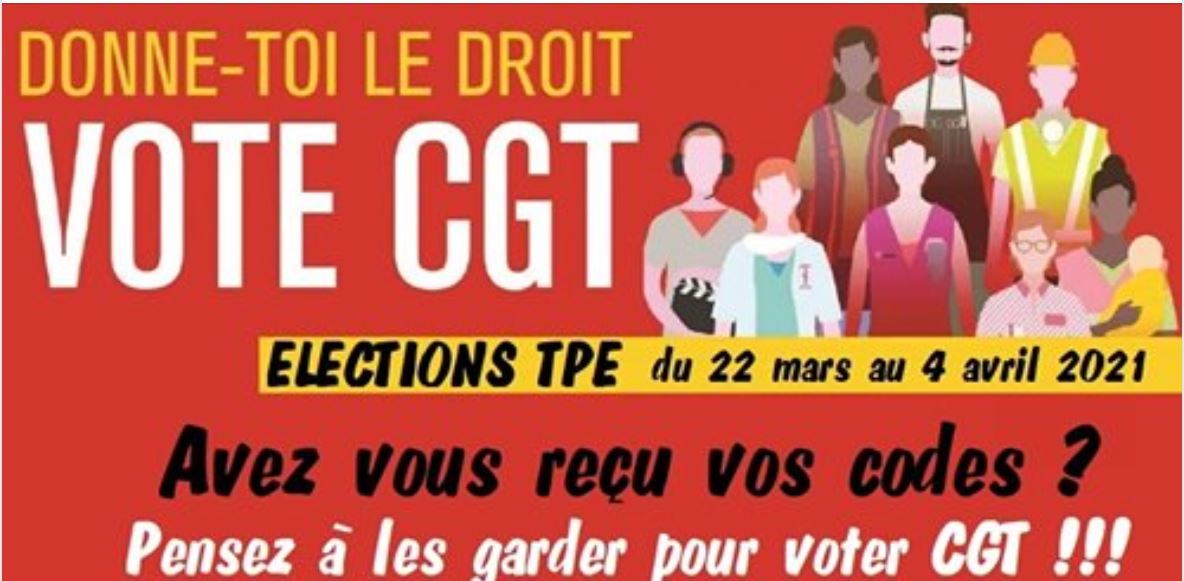 Elections TPE du 22 mars au 4 avril - Union Départementale CGT 59