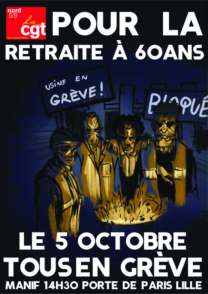 Visuels pour la manifestation du 5 octobre - Union Départementale CGT 59