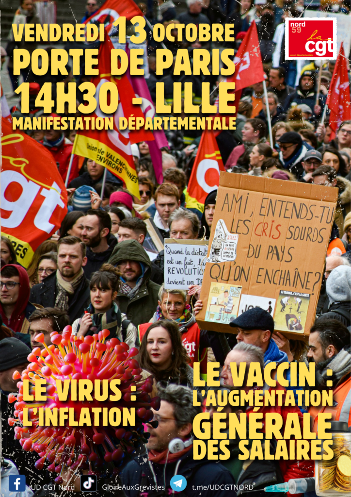 JOURNEE ACTION 13 OCT 2023 - Union Départementale CGT 59