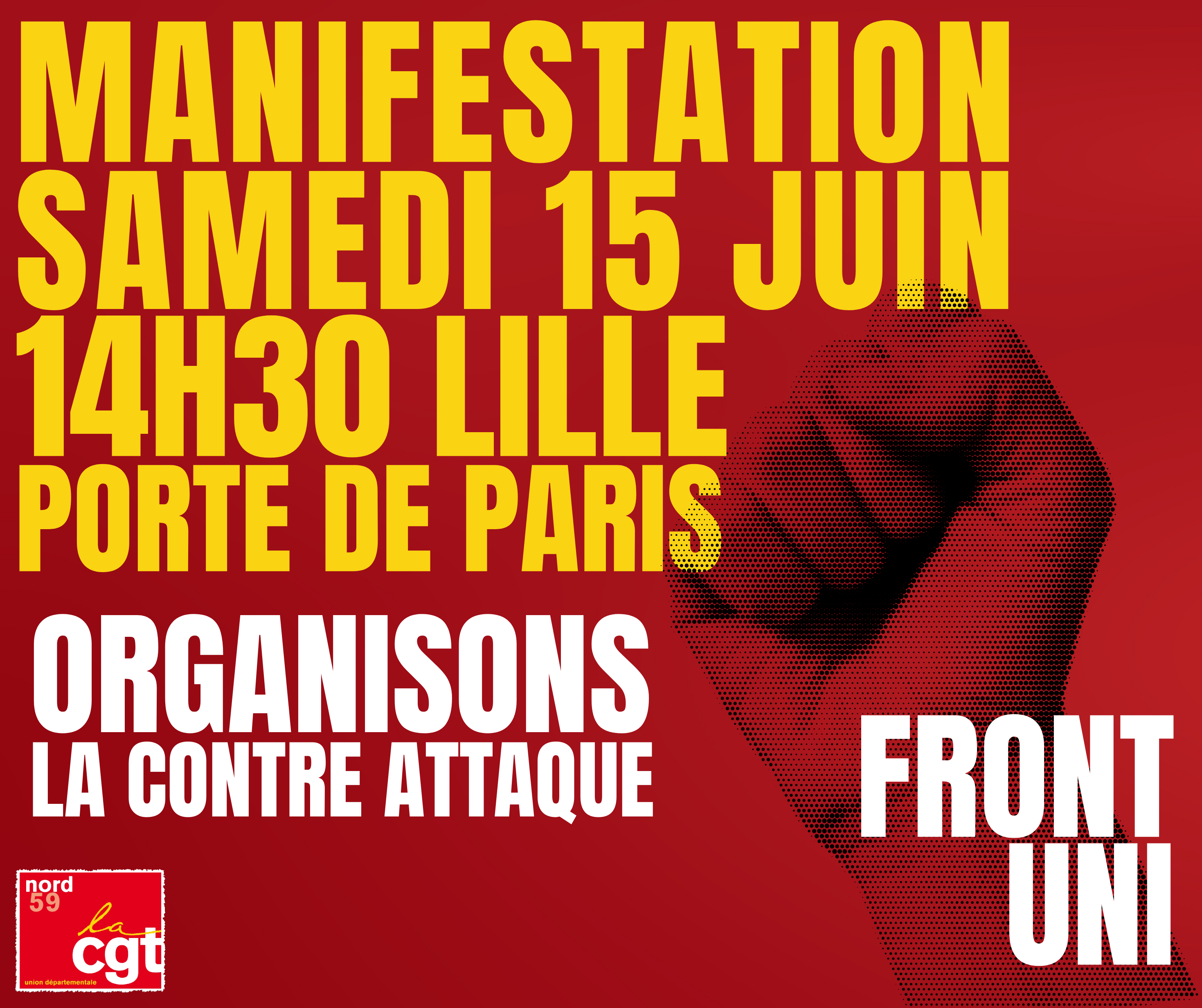 Manifestation Front Populaire Samedi 15 Juin