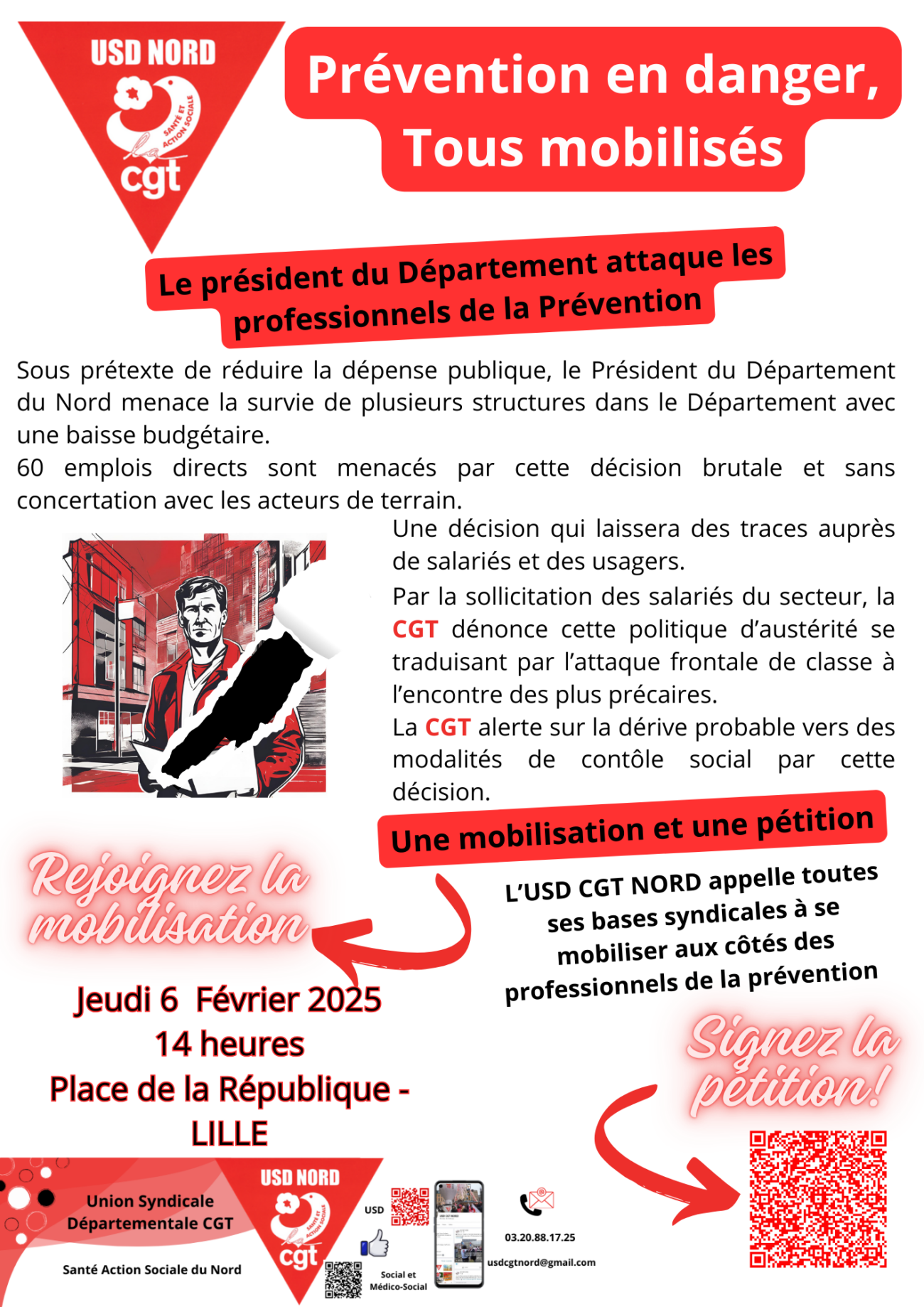 Les actualités de la CGT Nord pour l'information des adhérents et salariés