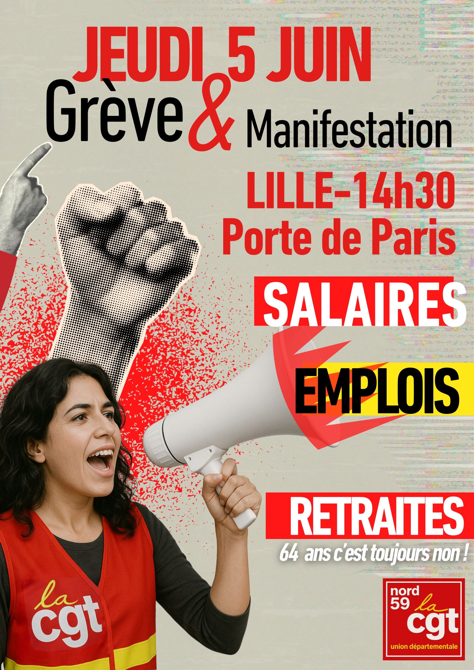 5 juin 2025 Journée de grève et de manifestation - Union Départementale ...